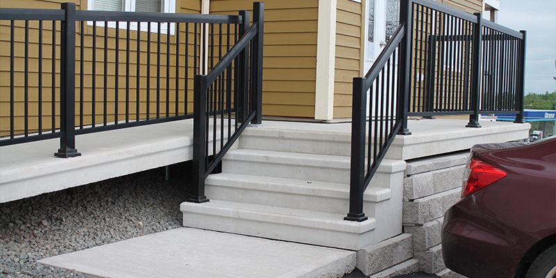 Aluminum Railings - A & P Concrete